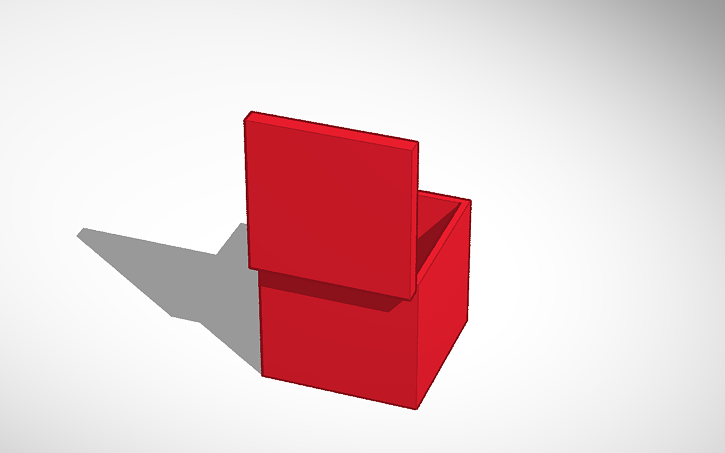 3d Design Box With Lid Tinkercad