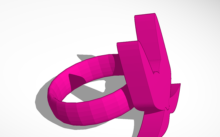 3D design Bat Tash Ring | Tinkercad