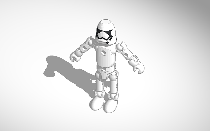 3D design Storm Trooper - Tinkercad