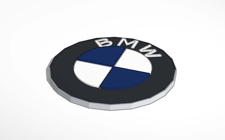 3D design BMW logo - Tinkercad