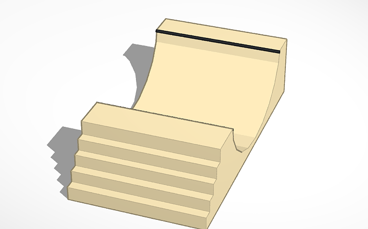 3D design Half-Pipe | Tinkercad