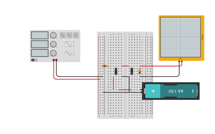 Circuit design Lab 2 Elka 1 Ejercicio 3 - Tinkercad