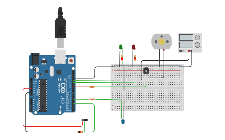Circuit design lab05-3 - Tinkercad