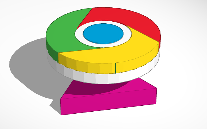 3D design Chrome Logo | Tinkercad