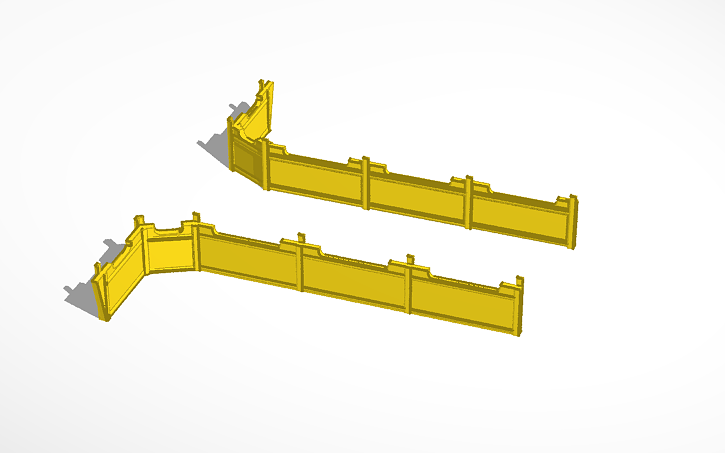 3D design aft rail v3 | Tinkercad