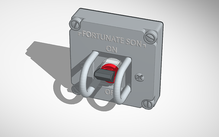3D design Fortunate Son Switch - Tinkercad
