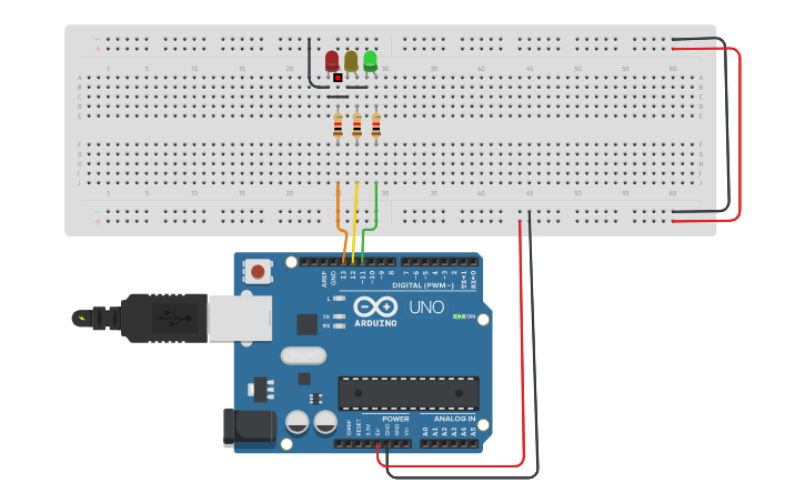 Circuit design Programa de Arduino | Tinkercad