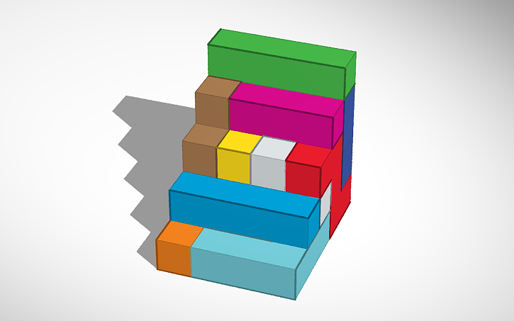 3D design Solved 3D Staircase - Tinkercad