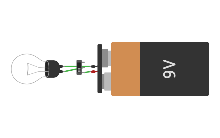 Circuit design Circuit for flashlight - Tinkercad