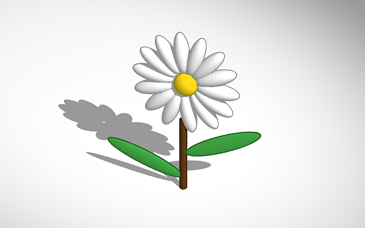 3D design Flower - Tinkercad