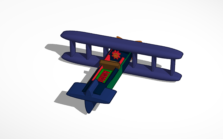 3d Design Airplane Tinkercad