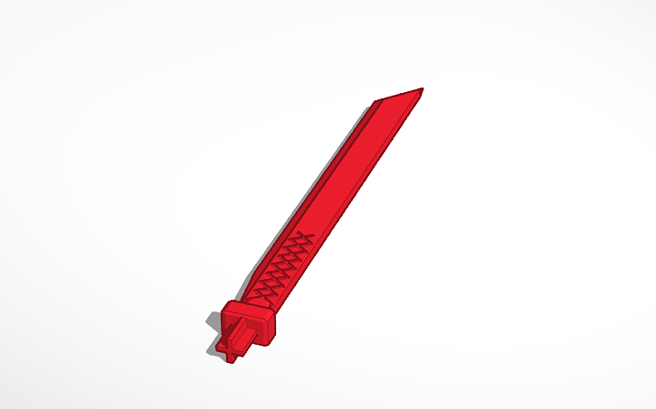 3D design Bionicle Sword - Tinkercad