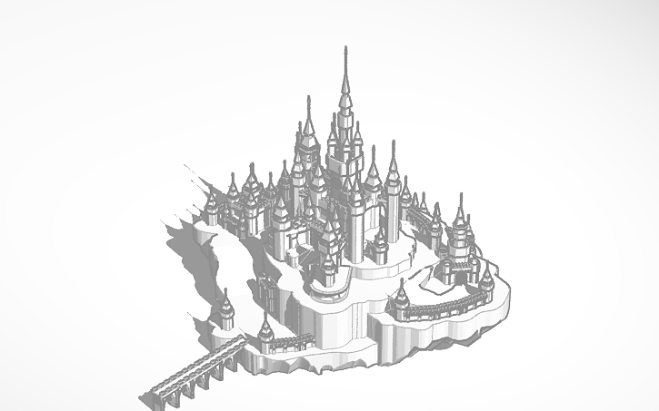 3D design Hyrule Castle - Tinkercad