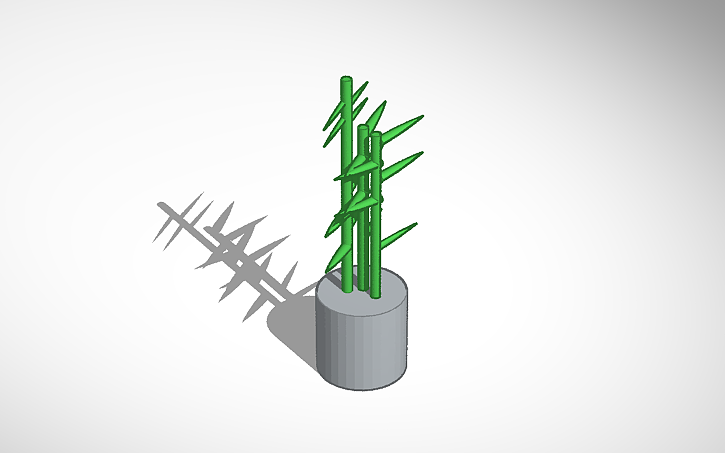 3D design 3d plant model - Tinkercad