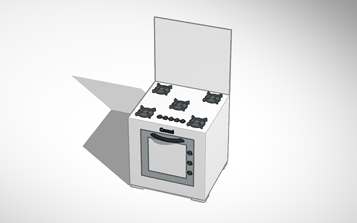 3D design Fogão - Tinkercad