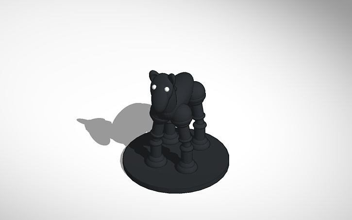 3D design Homestuck #chess Knight | Tinkercad