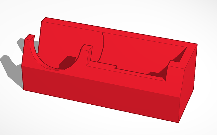3D design RSA token stand - Tinkercad