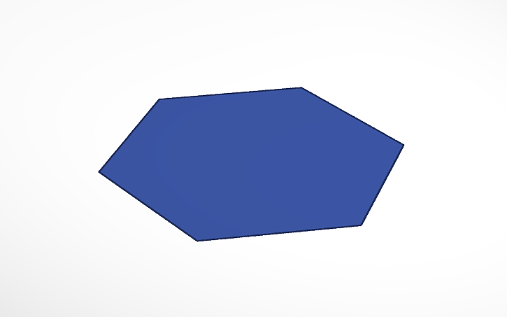 3d Design Hexagon Kite Tinkercad