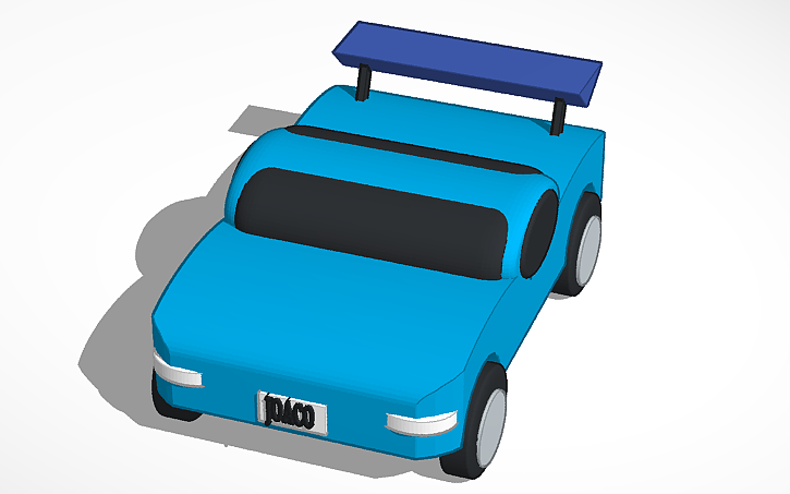 3D design auto - Tinkercad