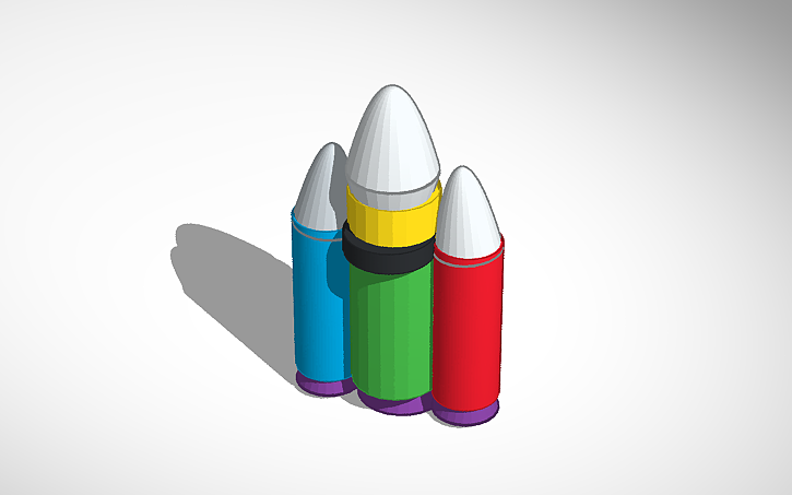 3D design The super cool rocket launcher | Tinkercad