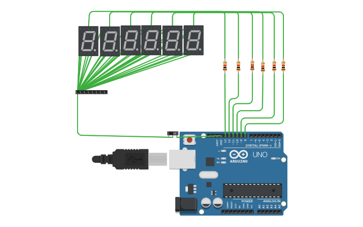 Circuit design Tugas 6 - Tinkercad