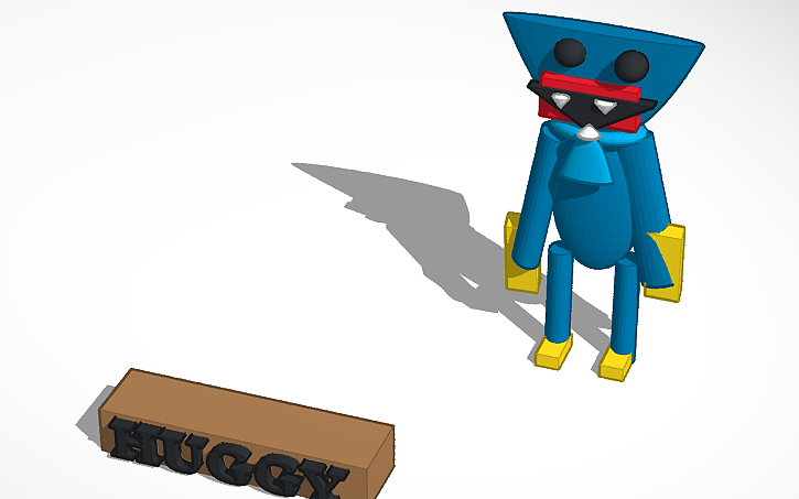 3D design Huggy wuggy from poppy playtime - Tinkercad