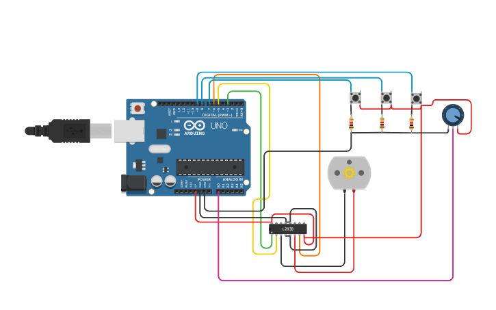 Circuit design Workshop motor DC 9/4/23 - Tinkercad
