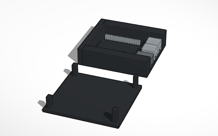3D design Raspberry Pi Case - Tinkercad