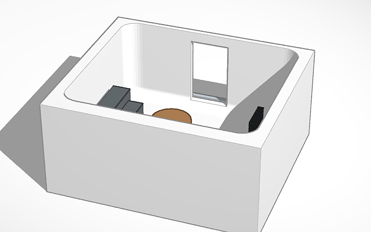 3D design House Interior - Tinkercad