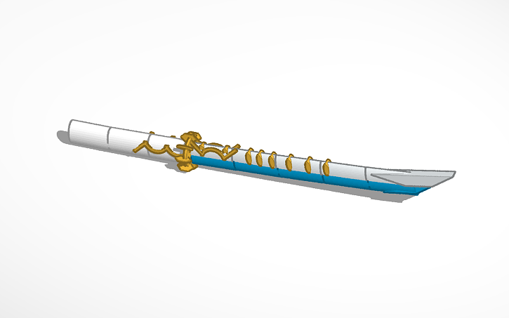 3D design Raijinto - Fire Emblem Fates - Tinkercad