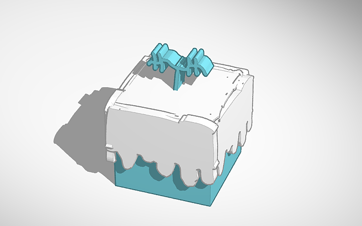 3D design blizzard fruit - Tinkercad