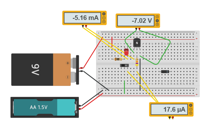 Circuit Design Transistor Npn Tinkercad
