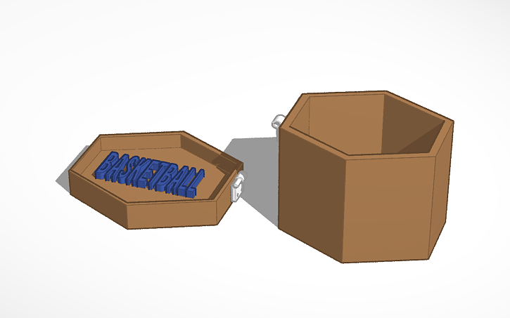 3D design Alli hexagonal box 8t2 | Tinkercad