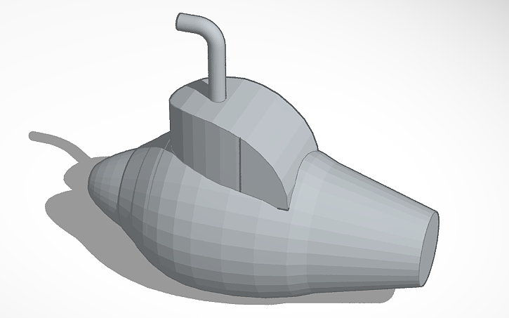 3D design Lesson 6. Submarine - Tinkercad