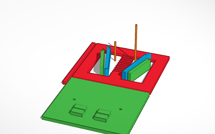 3D design Shtender model to Print - Tinkercad