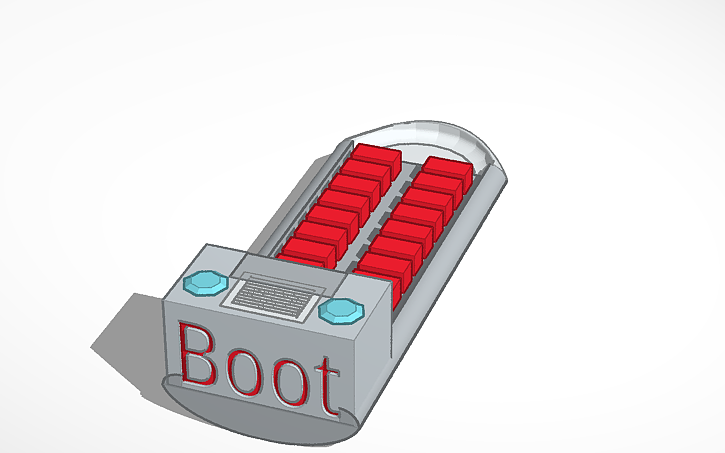 3D design Boot (boot) - Tinkercad
