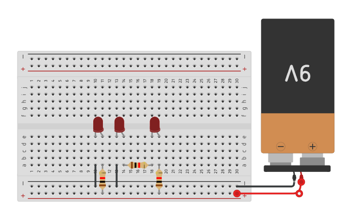 Circuit Design Parallel And Series Circuit Tinkercad