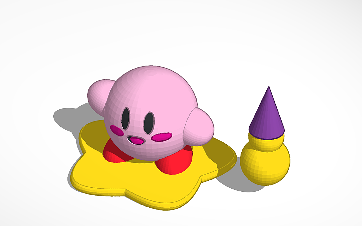 3D design Kirby - Tinkercad