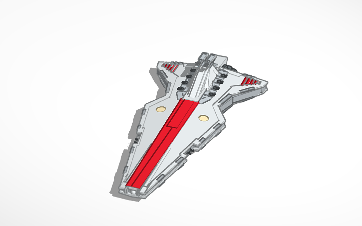 3D design Clone Wars Cruiser. - Tinkercad