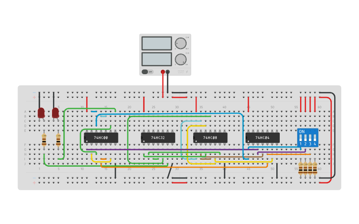 Circuit design Midterm | Tinkercad