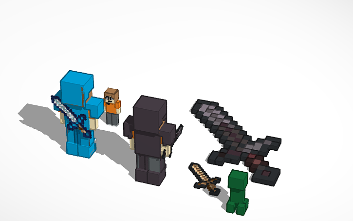 3D design minecraft me | Tinkercad