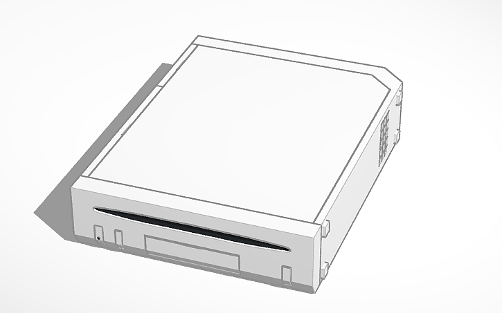 3D design Nintendo WII - Tinkercad