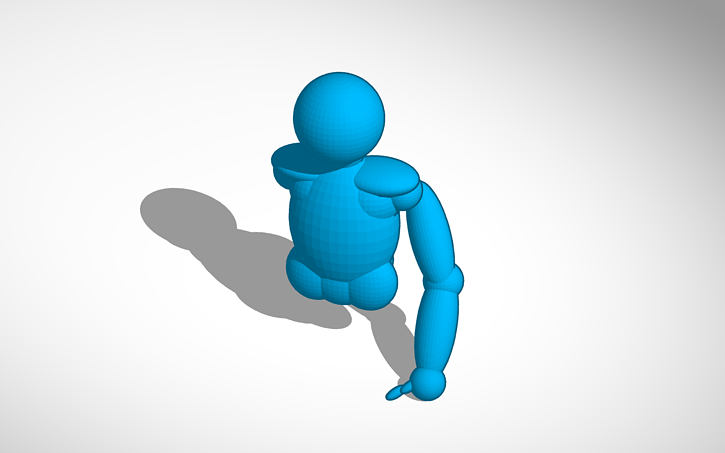3D design Human Model - Tinkercad