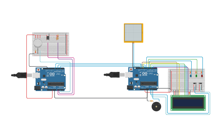 Circuit design Weather Station - Tinkercad