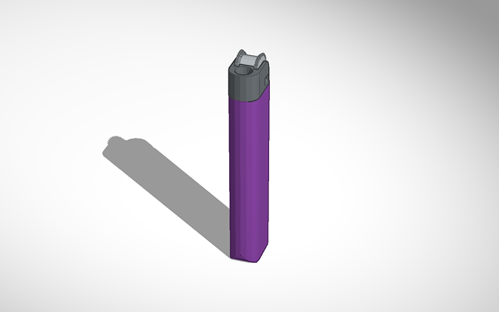 3D design Lighter Final - Tinkercad