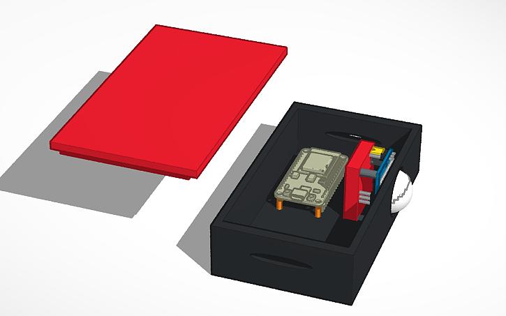 3D design Copy of СИГНАЛИЗАЦИЯ НА ESP8266 | Tinkercad