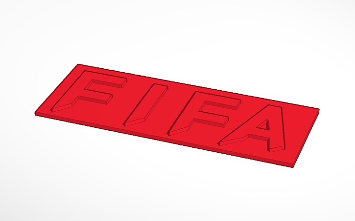 3D design FIFA LOGO BY NICK | Tinkercad