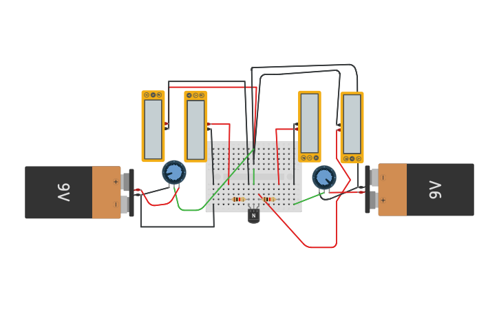 Circuit design CB configuration - Tinkercad