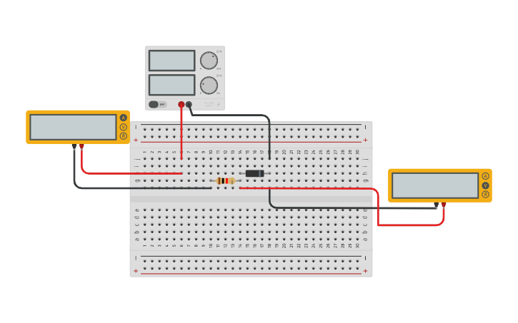 Circuit design semiconductor Diode - Tinkercad