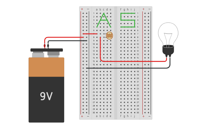Circuit design Abigail's Photoresistor Circuit - Tinkercad